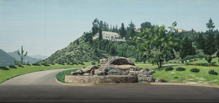 Hillside Driveway - Hollywood Backdrop Collection